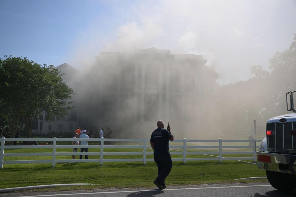 plantation fire faces