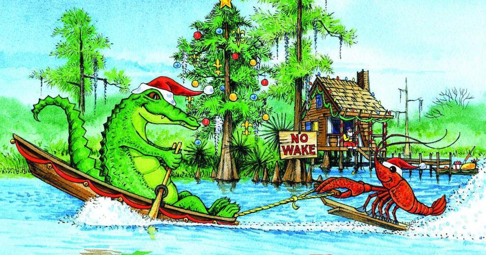 Routh family puts its own Cajun spin on the holiday cards ...