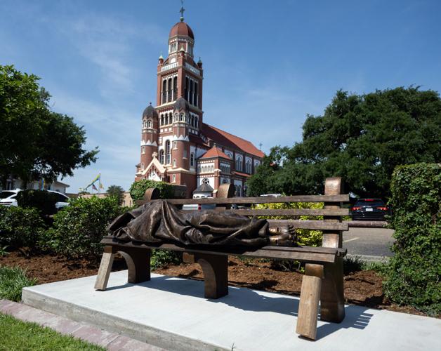 Homeless Jesus sculpture installed at St. John Cathedral | News ...
