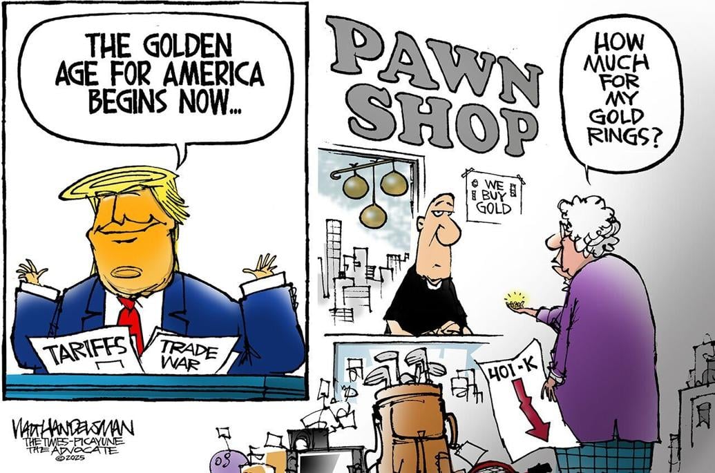 Trump tariffs Cartoon | Walt Handelsman | theadvocate.com