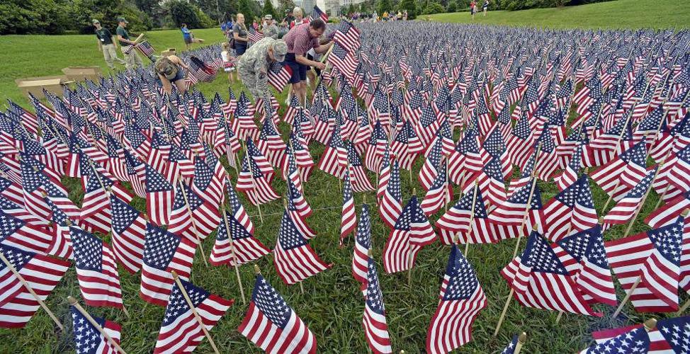 Photos: 11,000 flags planted downtown to commemorate Louisiana’s war ...