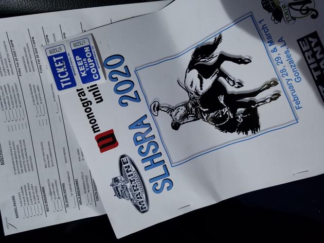 Dust flies as cowboys, cowgirls compete in local high school rodeo ...