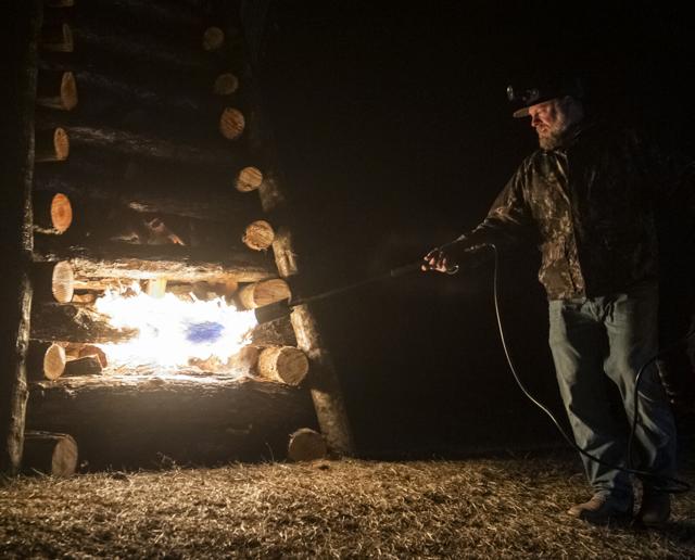 Photos: Christmas Eve Bonfires light the way for Papa Noel | Baton ...