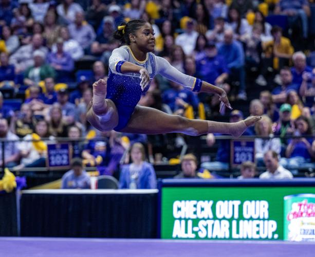 LSU gymnastics tops North Carolina 198.250-196.075 in finale | LSU ...