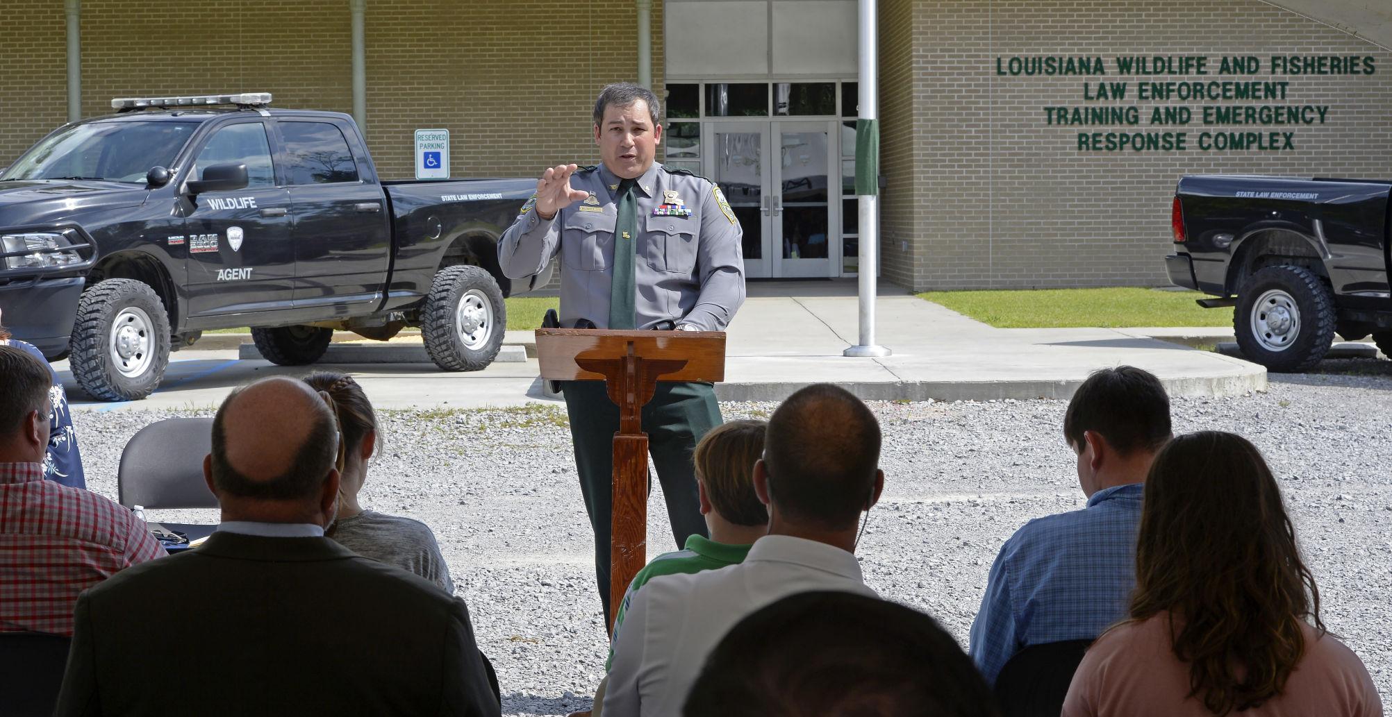 Photos: Louisiana Department of Wildlife and Fisheries flagpole ...