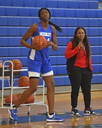 Former LSU star Temeka Johnson, in her first year as McKinley coach, is ...