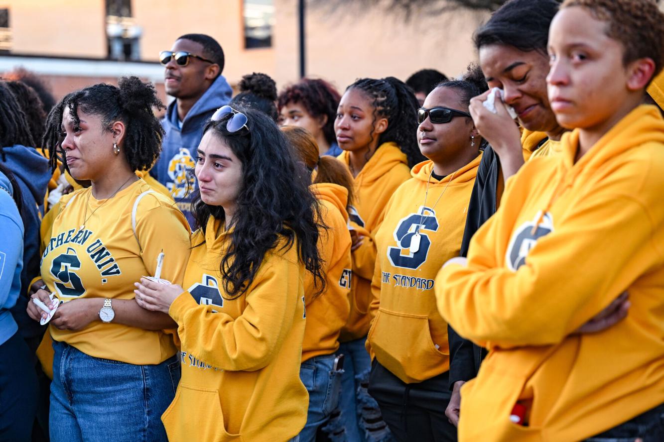 Photos: Hundreds gather to mourn and celebrate Caleb Wilson | Baton ...