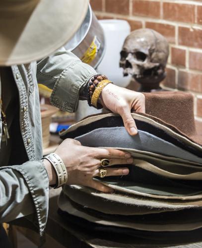 Photos: Colby Hebert, The Cajun Hatter, sets up shop in Lafayette ...