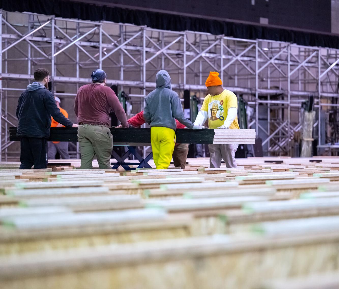 Photos: Lanes for USBC Open Championships come together at Canes Center ...