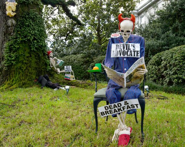 Photos: Louellen Berger's Skeleton House Re-erected after Hurricane ...