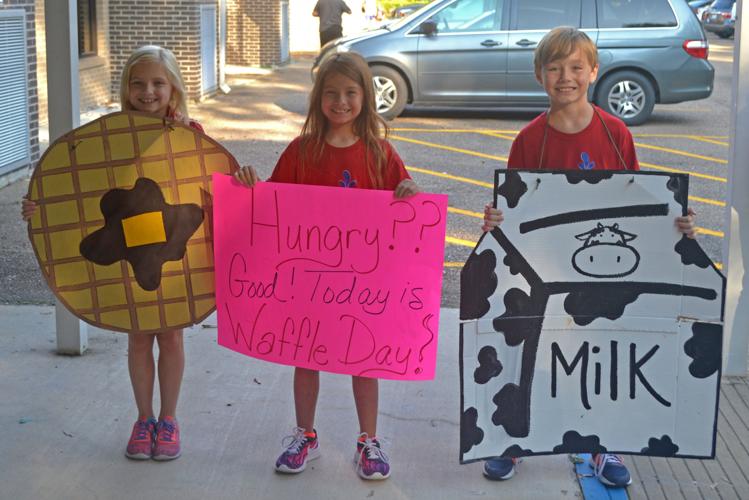 National Waffle Day is a sweet surprise at Mandeville Elementary School ...