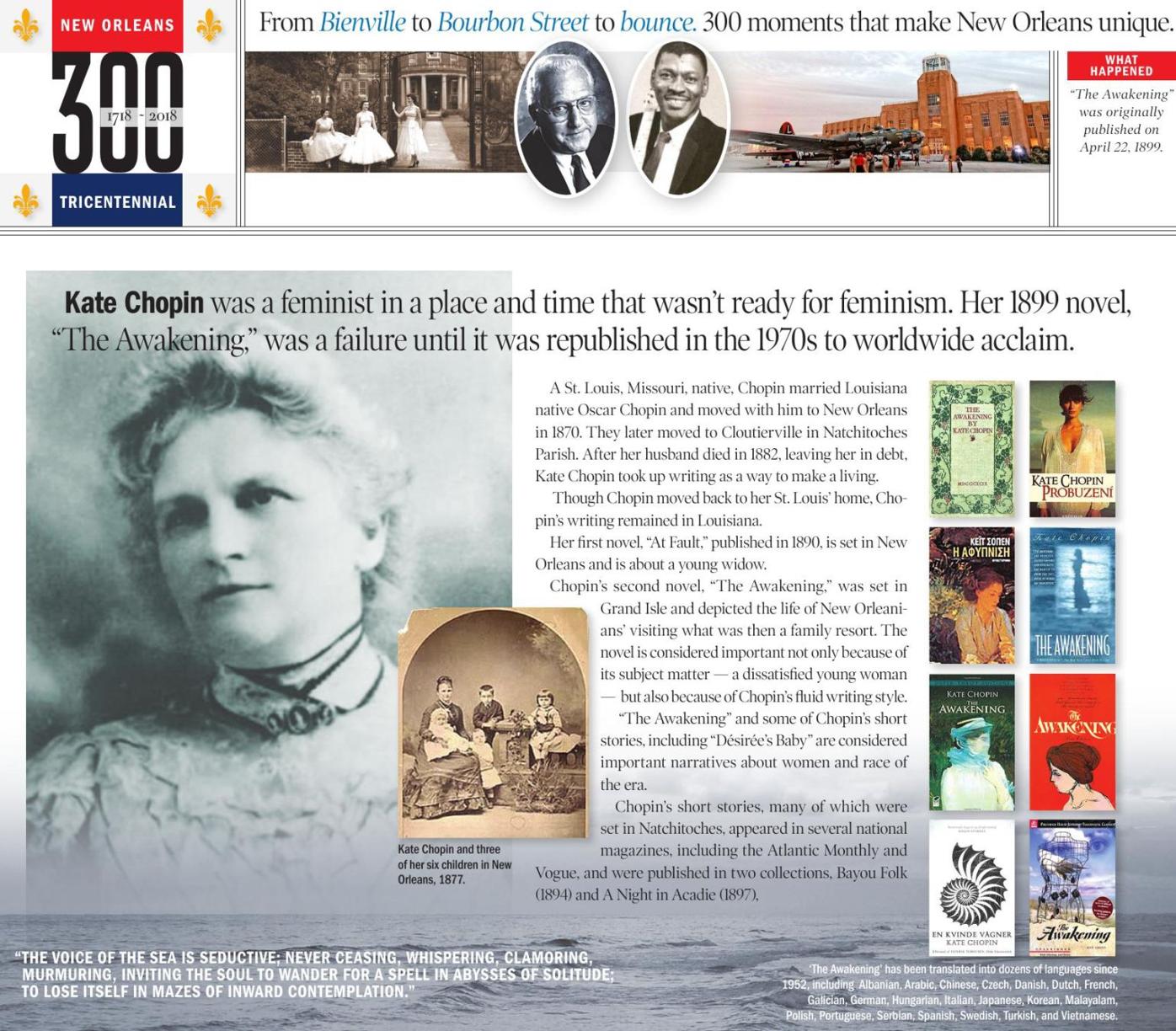 300 unique New Orleans moments: Feminism pioneer Kate Chopin pens ...