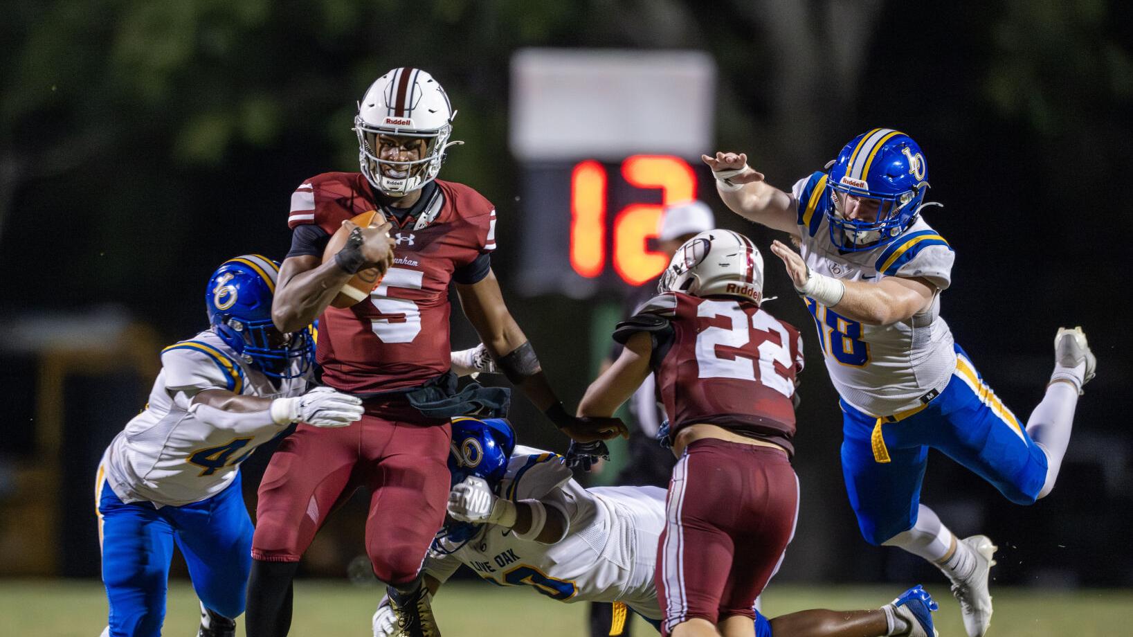 Star quarterback scores 6 total touchdowns in Dunham-Newman | High ...