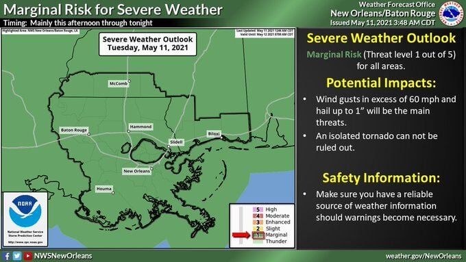 More heavy rain headed to Baton Rouge, flood advisory issued; see ...