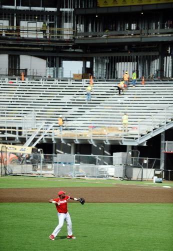 Photos: New UL-Lafayette baseball grandstand construction continues as ...