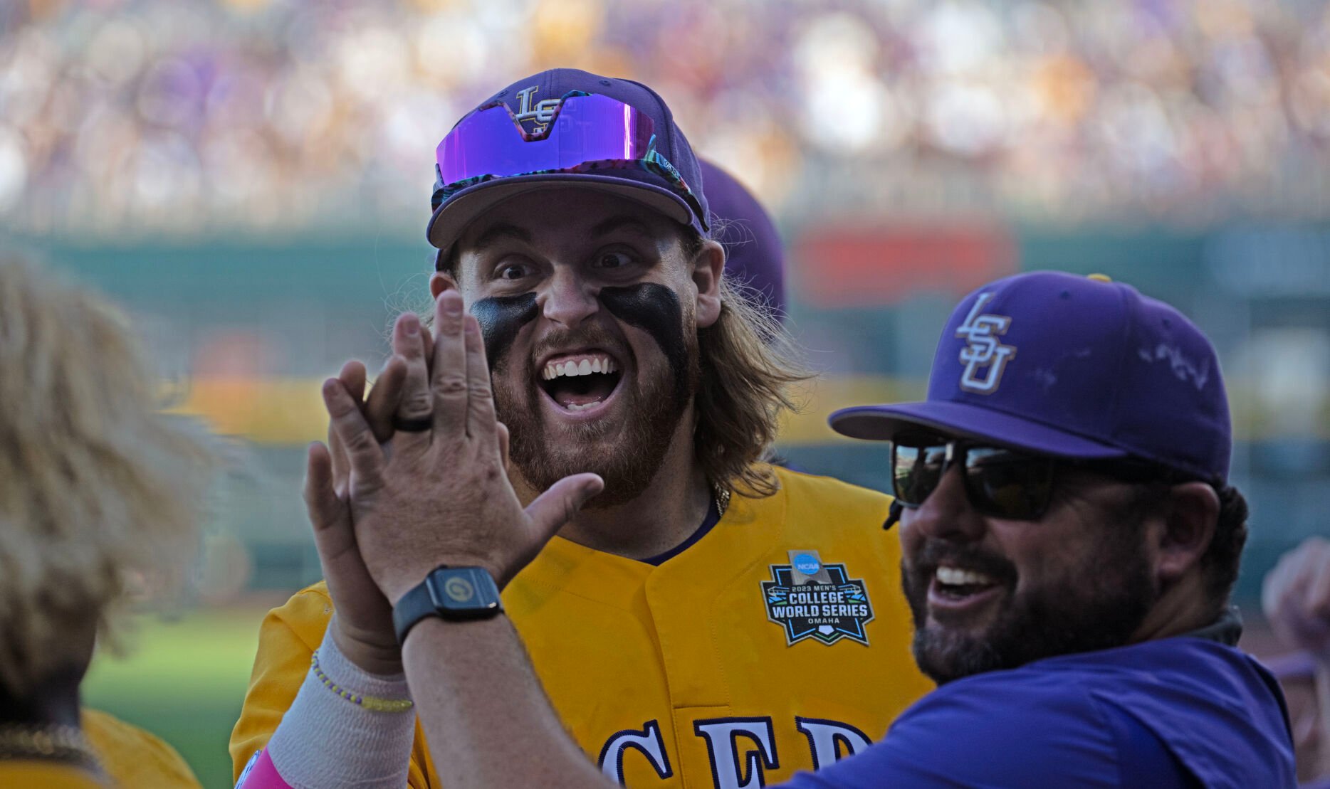 Want to watch the LSU baseball team pick up its championship rings ...