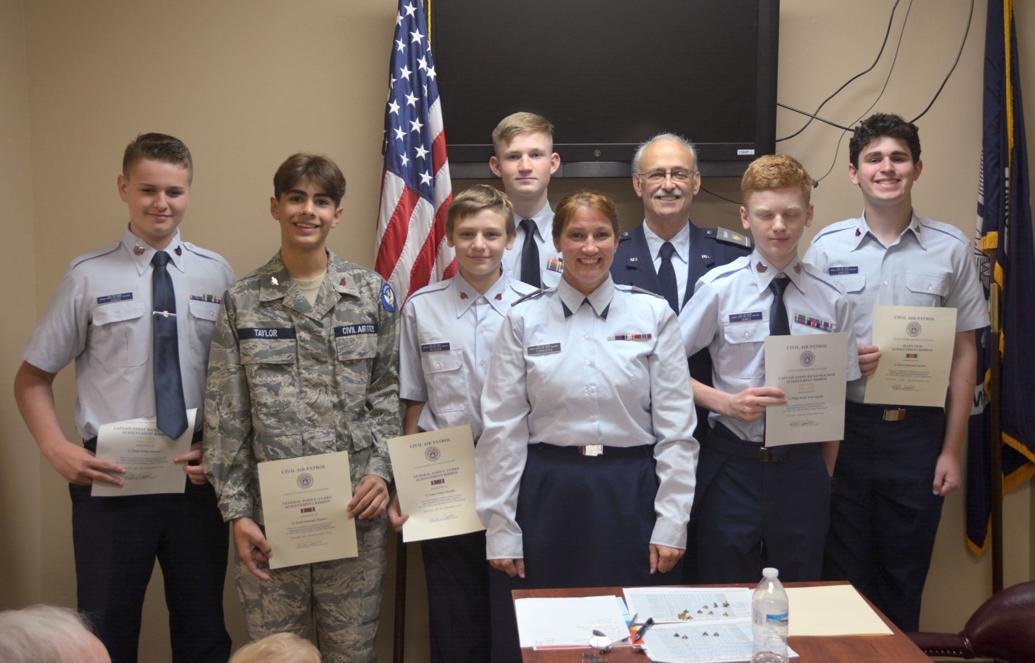 Civil Air Patrol squadron promotes four cadets | Ascension ...