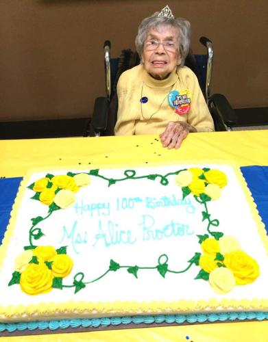 Alice Proctor celebrates 100 years with family | West Feliciana ...