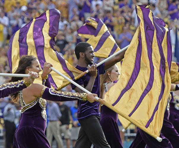 Believed to be first, Morgan City man dances, twirls flag with LSU ...