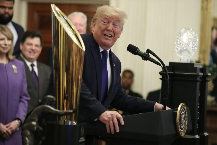 Watch: LSU players dance to trendy 'Get the Gat' at White House ahead ...