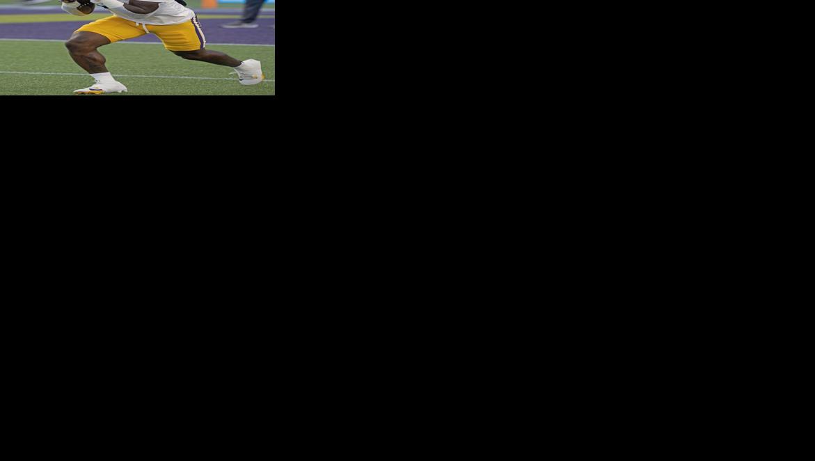 LSU receiver Aaron Anderson scores first college touchdown | LSU ...