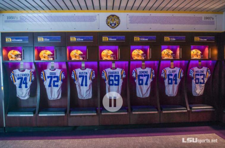 LSU reveals renovated game day locker room to players | LSU ...