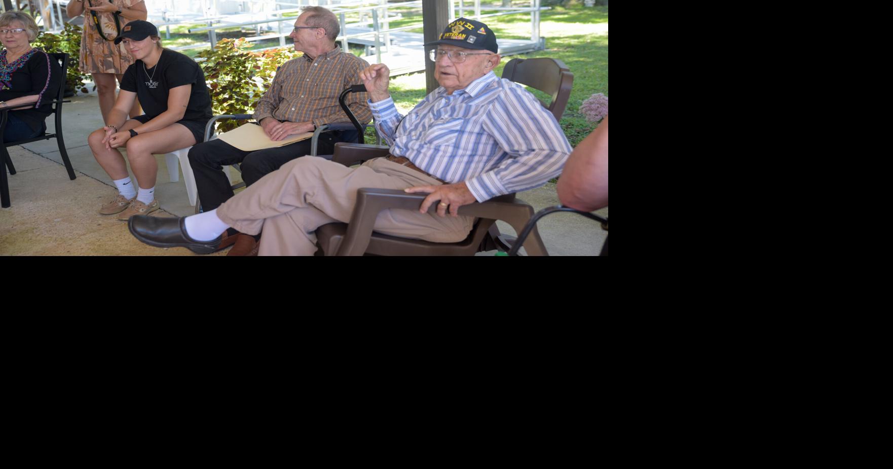 Photos: Addy Melancon honored for service as WWII French interpreter ...