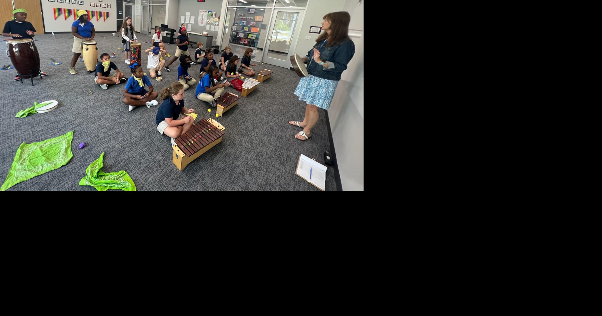 Bains Elementary students meet in music class | St. Francisville ...