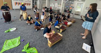 Bains Elementary students meet in music class | St. Francisville ...