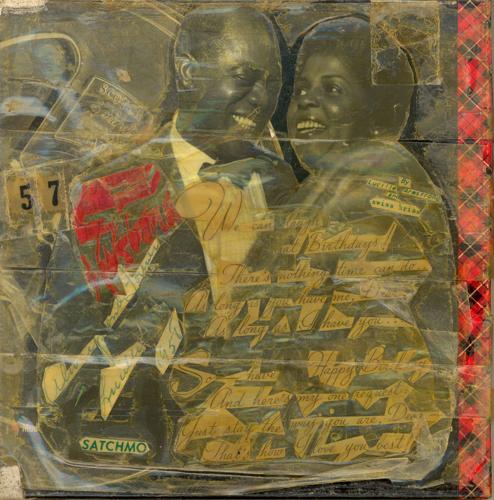 Collage exhibit puts together the pieces of Louis Armstrong's cut-and ...