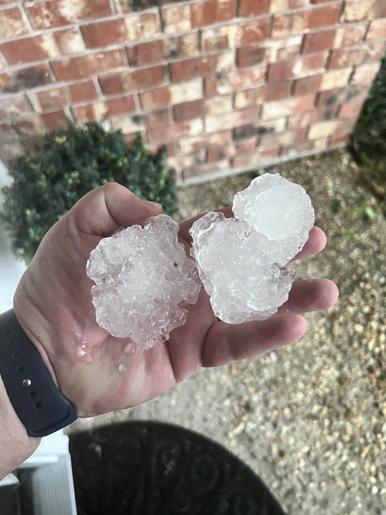 Baseball-sized hail in Baton Rouge sets record | Weather/Traffic ...