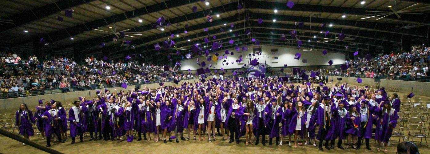 Dutchtown High's Class of 2022 graduates during ceremony at Lamar-Dixon ...