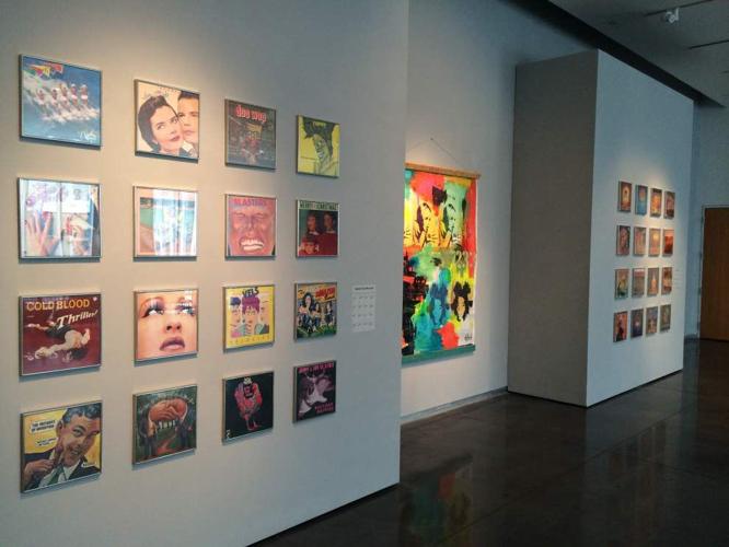 Exhibit of iconic vinyl album covers on display at Manship Theatre ...