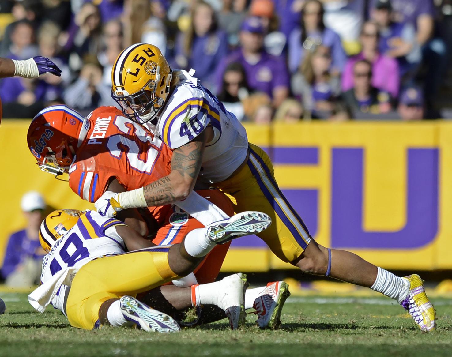 LSU linebacker Duke Riley awarded team MVP at senior banquet | LSU ...