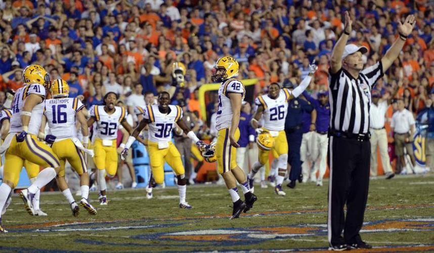 LSU comes through as Colby Delahoussaye’s 50-yard field goal tops ...