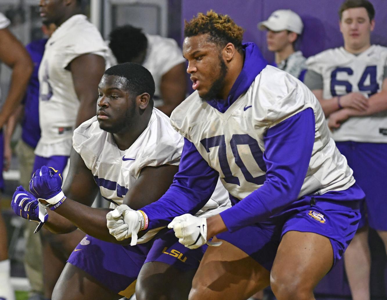 LSU loses starting right guard Chasen Hines for the season, Ed Orgeron ...