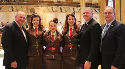 Rep. Berthelot greets Victory Belles at Louisiana State Capitol ...