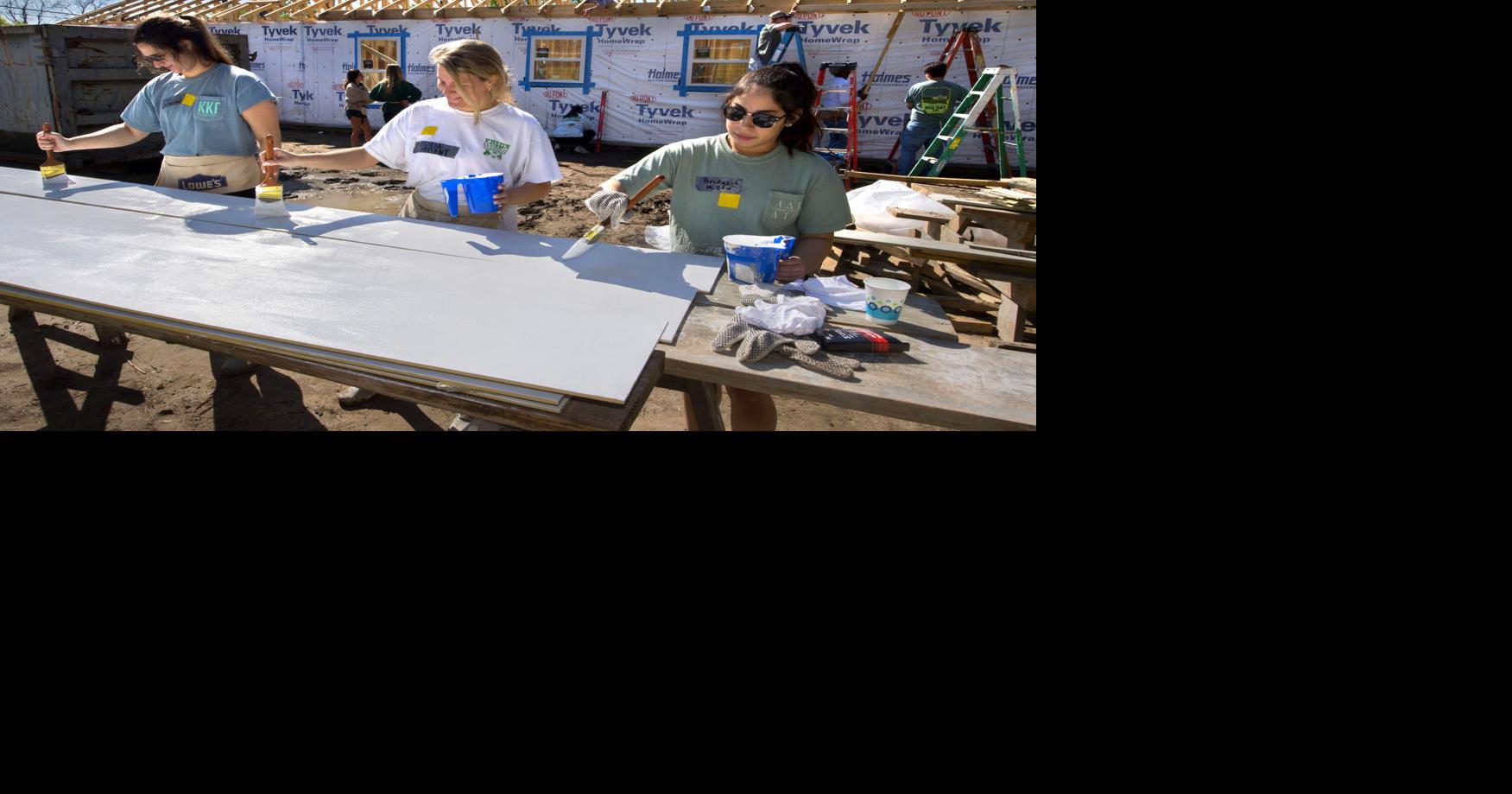 Photos, video: LSU Greek Week volunteers helping build two houses with ...
