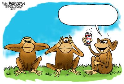 Stop Monkeying Around and Enter Walt Handelsman's New Cartoon Caption ...