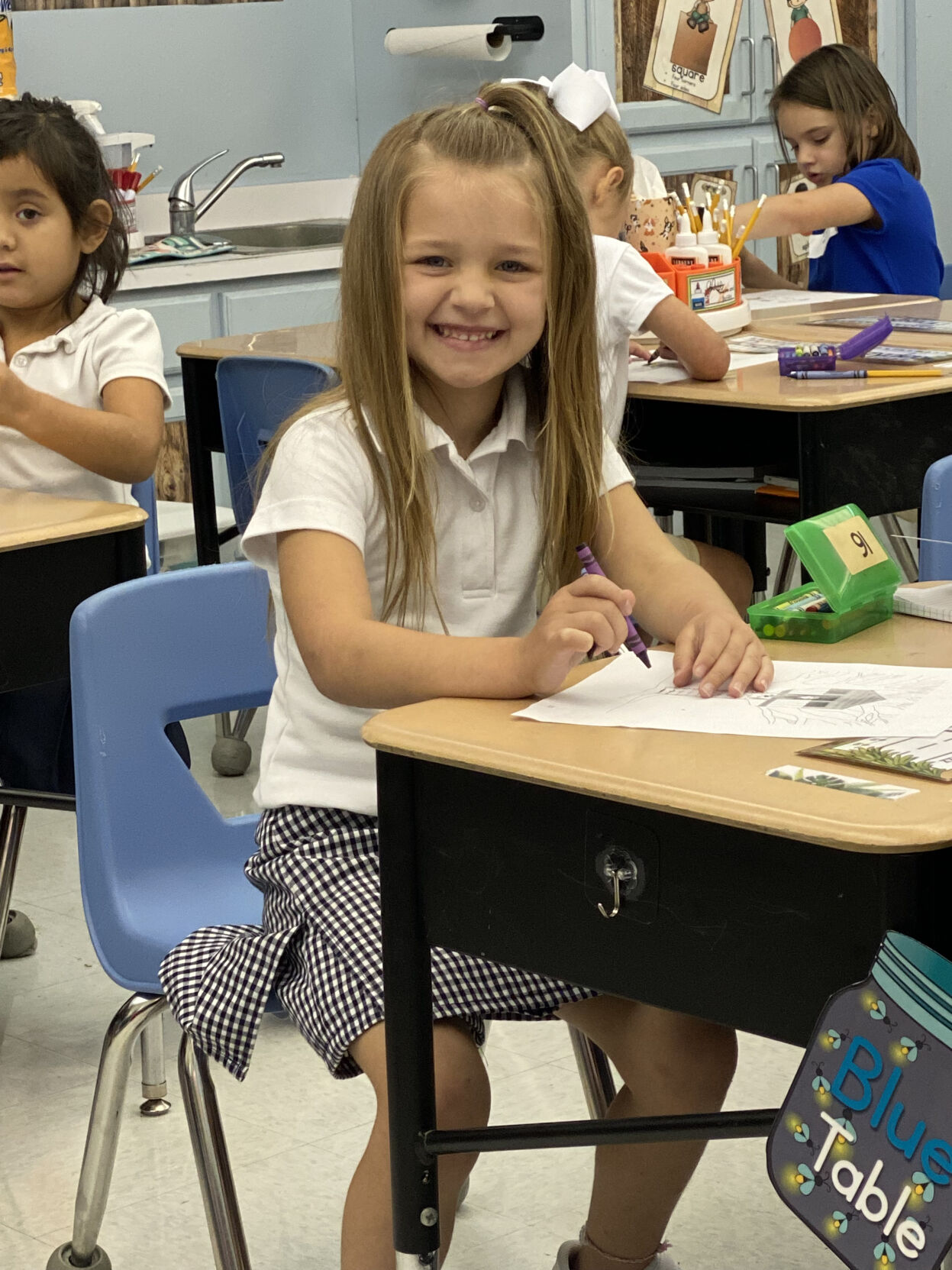 Bains Lower Elementary does Morning Work | St. Francisville ...