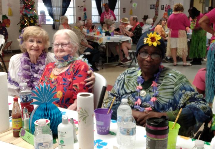 Seniors celebrate end of summer with a Luau Bash at COA center in ...