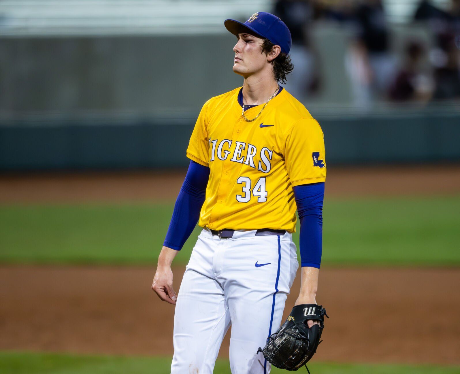 LSU baseball pitcher Chase Shores eye injury, backstory | LSU ...