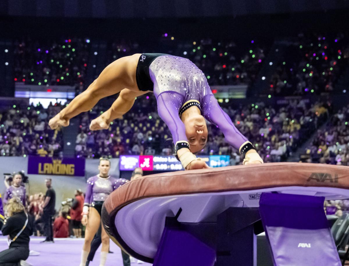 Photos: LSU Gymnastics rises above Alabama behind Chio’s perfect 10 ...