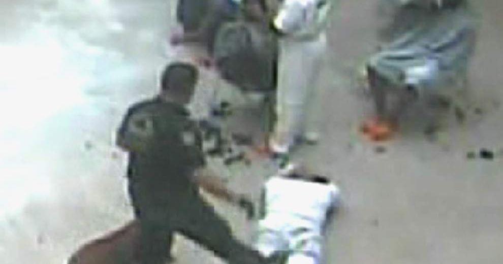 Video: Inmate thrown on ground, attacked by dog, stomped on by Iberia ...