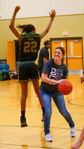 Copper Mill Elementary students and teachers face off in basketball ...