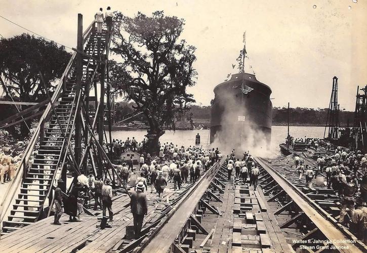 Unveiling of Jahncke Shipyard diorama begins festivities for Wooden ...