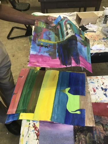 Standing on the shoulders of a giant, Randell Henry creates his art in ...