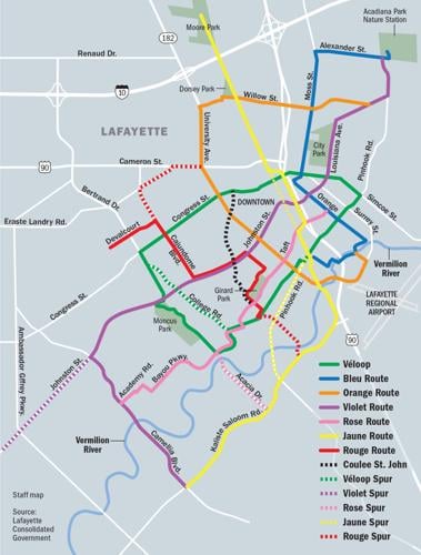 Ambitious plan creates protected bike lanes to connect Lafayette from ...