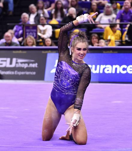 Who is KJ Johnson, LSU gymnastics' freshman stunner, behind the tough ...