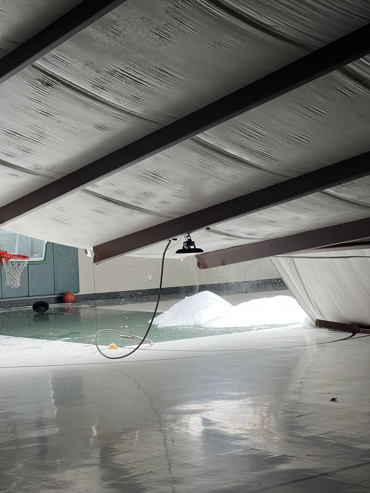 Winter storm collapses roof of Church Point church gym | News ...